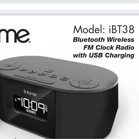 iHome | Office | Ihome Bluetooth Wireless Fm Clock Radio | Poshmark
